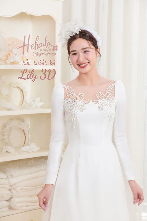 Áo dài Lily 3D